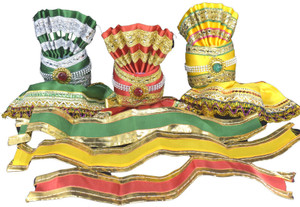 Real Craft Traditional Indian Pagadi Dress Set for Jagannath Idol 4 ...