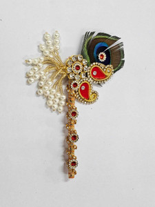 tilak shringar laddu gopal ji special fancy heavy bansuri/murli/bansi ...