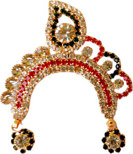 Hanu Collections Chandrika Crown for Radha Rani Ji, Adjustable Iskcon ...