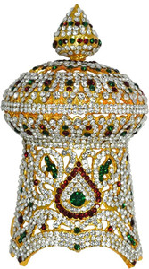 usha gold Deity God Jewellery Half Ball Kireetam for all Gods and ...