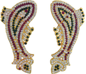 usha gold Deity God Jewellery Fish Karna Pathakam (Ear Set) for all ...