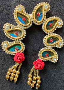 maa kaila art gallary Devi/Radha Mukut ( Chandrakala) Deity Ornament ...