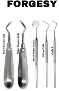 Forgesy Diagnostic Elevators Floher set Explorer Probe 9 Dental ...
