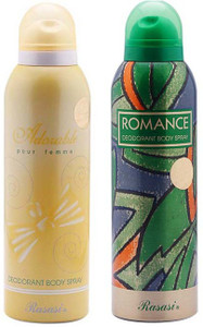 RASASI Adorable & Romance Women Deodorant Spray - For Men & Women ...