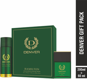 DENVER SRK Signed Hamilton Gift Set Combo 200 ml Deodorant + 60 ml ...