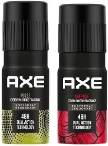 AXE Pulse + Intense deodorant Body spray 150 ml Pack of 2 Deodorant ...