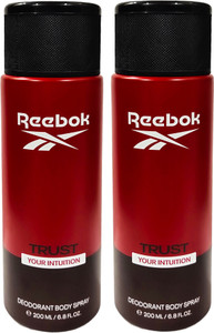 REEBOK trust deodorant body spray each Pack2x200 ml your intuition Body ...