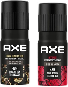 AXE Dark Temptation + Intense deodorant Body Spray 150 ml Pack of 2 ...