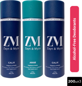 ZM Zayn & Myza Calix and Arise No Alcohol Body Spray - For Men & Women ...