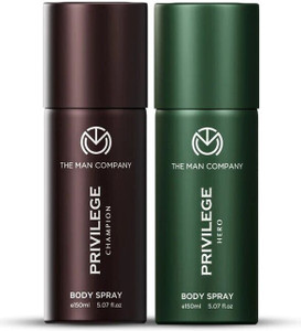 THE MAN COMPANY Privilege Champion & Hero | Long-Lasting Body Spray ...