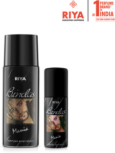 RIYA Bindas Deodorant For Men 150 ML With 40 ML Bindas Body Spray ...