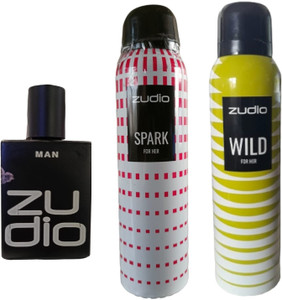 zudio wild for her deo,spark for her deo, man black perfume Body Spray ...