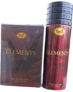 MONET ELEMENTS DEODORANT 200ML AND ELEMENTS PERFUME 50ML Body Spray ...