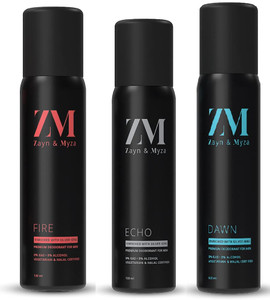 Zm FIRE+ECHO+DAWN NO GAS PARFUM DEODORANT 360ML COMBO 03 Deodorant ...