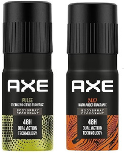 AXE Pulse + 24x7 deodorant Body spray 150 ml Pack of 2 Deodorant Spray ...