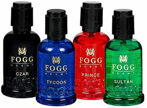 FOGG Mini Scent prince,czar,tycoon,sultan (15 ml Each) - Pack of 4 Body ...