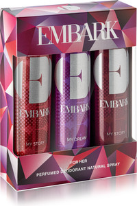 EMBARK 3 Deo Pack - For Women Perfume Body Spray Perfume Body Spray ...