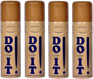 LOMANI DO IT DEODORENT SPRAY PACK OF 4 Body Spray - For Men & Women ...