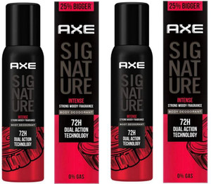 AXE Signature Intense No Gas Body Spray For Men Pack of 2 Deodorant ...