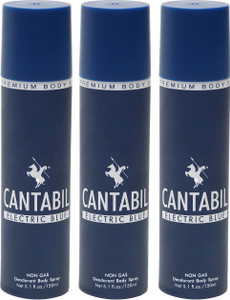 CANTABIL Electric Blue Body Spray - For Men - Price in India, Buy ...