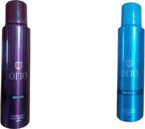 Otto BRAVO and FICTION DEODORANT Deodorant Spray - For Men & Women ...