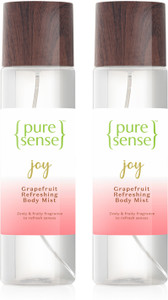 PureSense Joy Grapefruit Body Mist Combo Long Lasting Fragrance Body ...