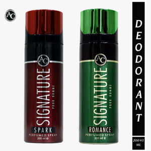 Aero Care Signature Romance & Spark Edition Deodorant Spray - For Men ...