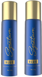SIGNATURE Blue Long Lasting Fragrance Skin Friendly (70ML Each) Combo ...