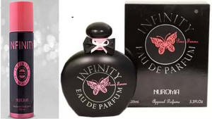 NUROMA INFINITY PINK PERFUME & DEO PACK02 Perfume Body Spray - For ...