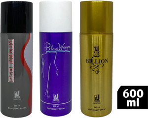 R J PARIS Chess Man + Blue Women + 1 Billion Body Spray - For Men ...