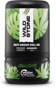 Wild Stone Awake Anti-Odour Roll On | Up to 72-Hour Odour Control |Long ...