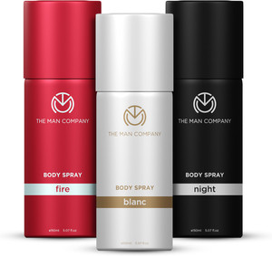 THE MAN COMPANY Blanc, Fire & Night Deodorant for Men | Long-Lasting ...