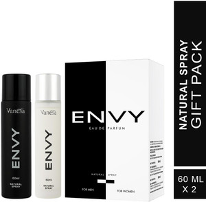 Buy Envy Natural Spray Gift Pack 60 Ml each Perfume - 120 ml Online In ...