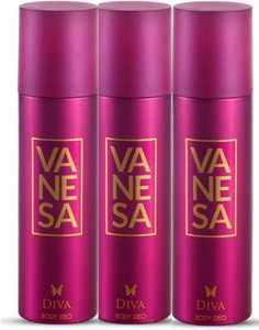 VANESA Diva Body Deo (150 Ml Each) (Pack Of 3) Deodorant Spray - For ...