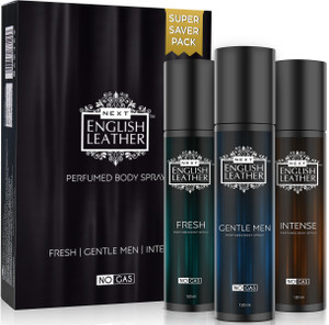 NEXT FRESH GENTLEMEN INTENSE PACK OF 3 Body Spray - For Men & Women ...