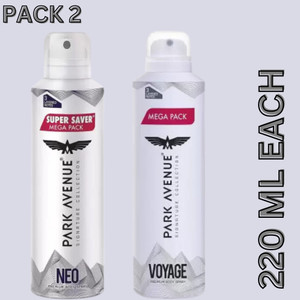 PARK AVENUE Neo &Voyage Signature Collection Deodorant for Men, 440ml ...