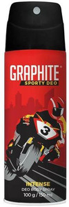 GRAPHITE Sporty Intense Deo 150 ml PACK OF 1 Body Spray - For Men ...