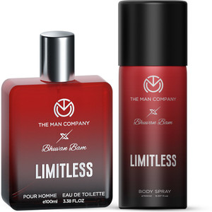 THE MAN COMPANY Limitless body spray 150ml + limitless edt 100ml ...
