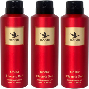 GANS New Electric Red Deodorant Body Spray 200ML Deodorant Spray - For ...