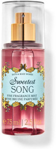 BATH & BODY WORKS SWEETEST SONG MINI MIST Body Mist - For Men & Women ...