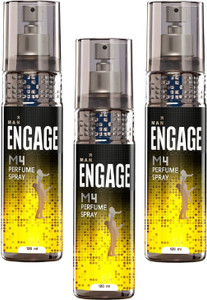 Engage Men M4 Body Spray 120ml*Pack of 3 Body Spray - For Men - Price ...