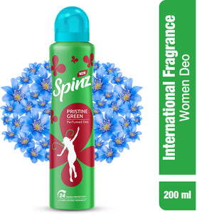 Spinz Pristine Green Deo 200ml Body Spray - For Men & Women - Price in ...