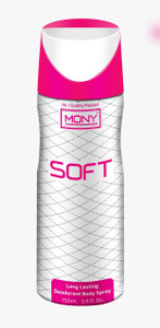 Mony Soft 24 Hours Long Lasting 150 Ml Perfume Body Spray - For Men ...