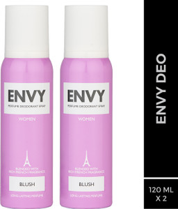 Envy Blush Body Deo (120 ml x 2) Deodorant Spray - For Women - Price in ...