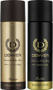 DENVER and Caliber Combo Deodorant Spray - For Men - Price in India ...
