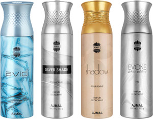 Ajmal AVID Pour Homme, Silver Shade, Shadow and Evoke Silver Him ...