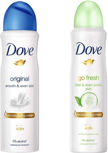 DOVE Original and Go Fresh Deodorant Deodorant Spray - For Women ...
