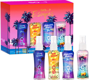 So...? Escapes Mini Mist set (4x50ml body mists) 200 ML Pack of 4 | UK ...