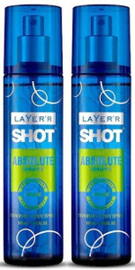 LAYER'R Shot Absolute Series Craze Body Spray 135ml x P... Deodorant ...