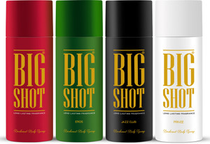 OSCAR Big Shot Deodorant Jazz Club, Privee & Eros (150ml each ...